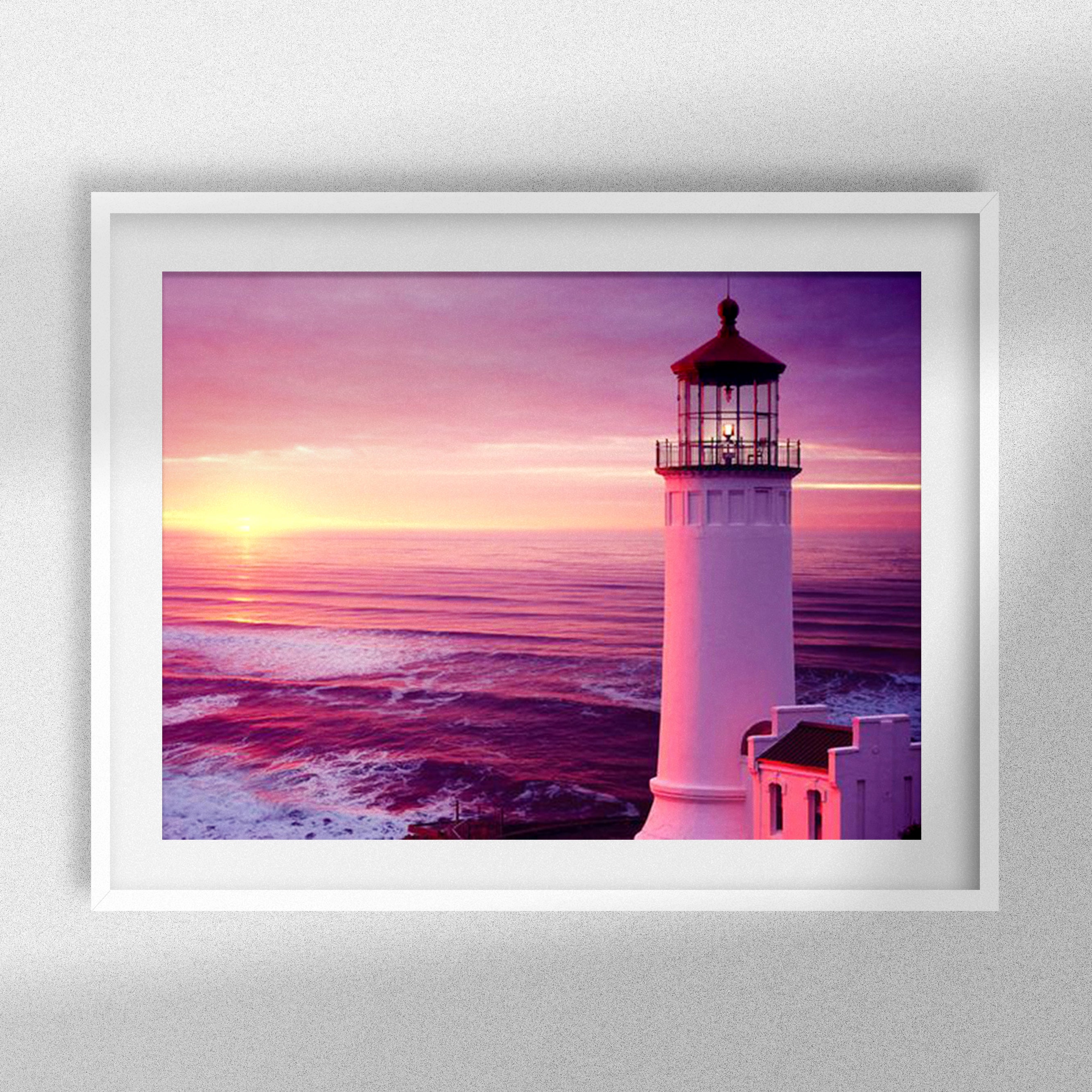 Square diamond painting Lighthouse - Full Square – Staroar